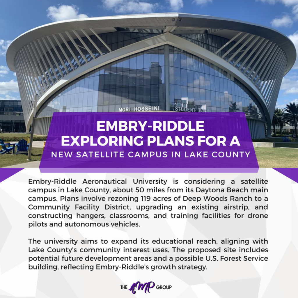 Embry-Riddle exploring plans for a new satellite campus in Lake County ...